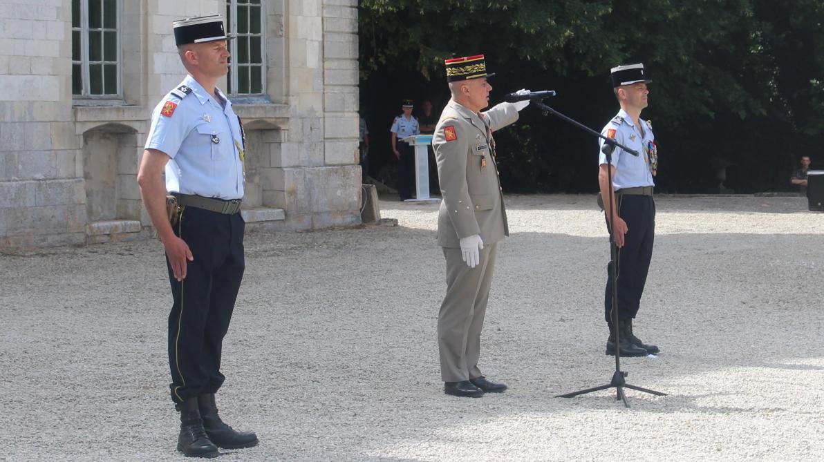 Le colonel Denis, nouveau chef de corps du Centac-1er BCP