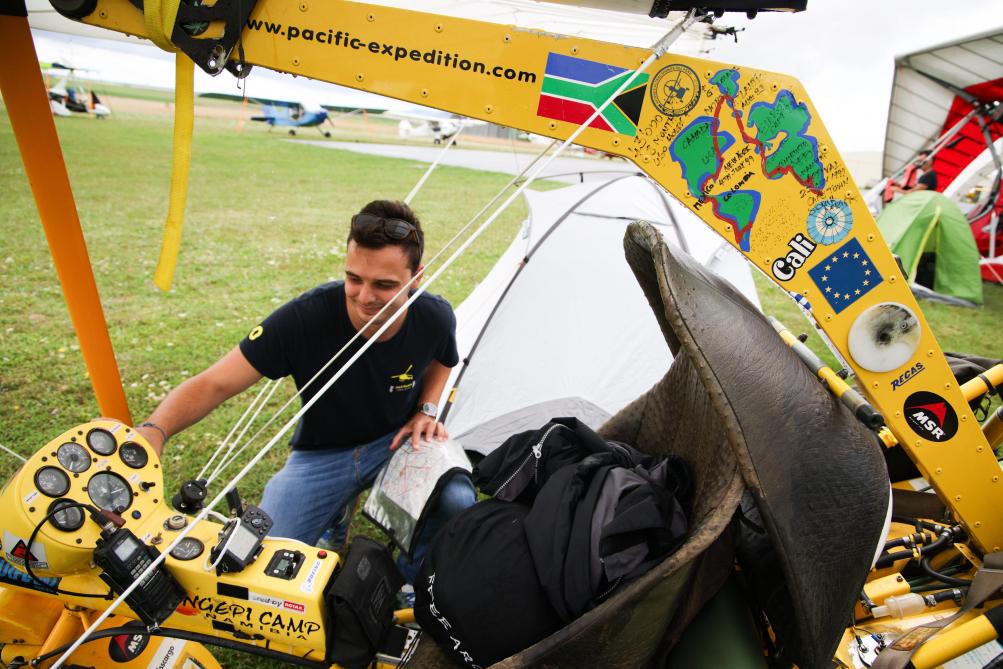 Quarante ans après le premier Grand Prix d’ULM, une vingtaine d’engins ...