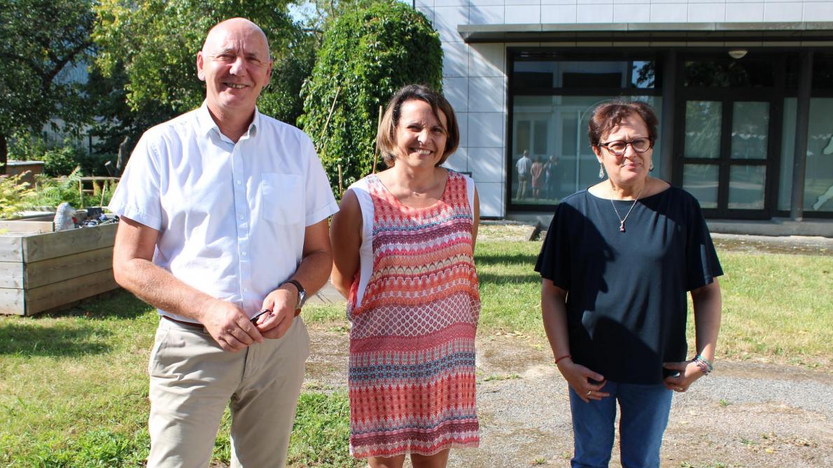 Nouvelles adjointe et CPE au collège Paul-Langevin de Sainte-Savine
