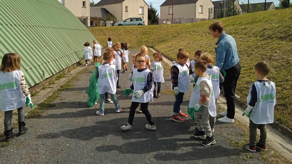 À Liart, les élèves ont débarrassé le village de ses déchets