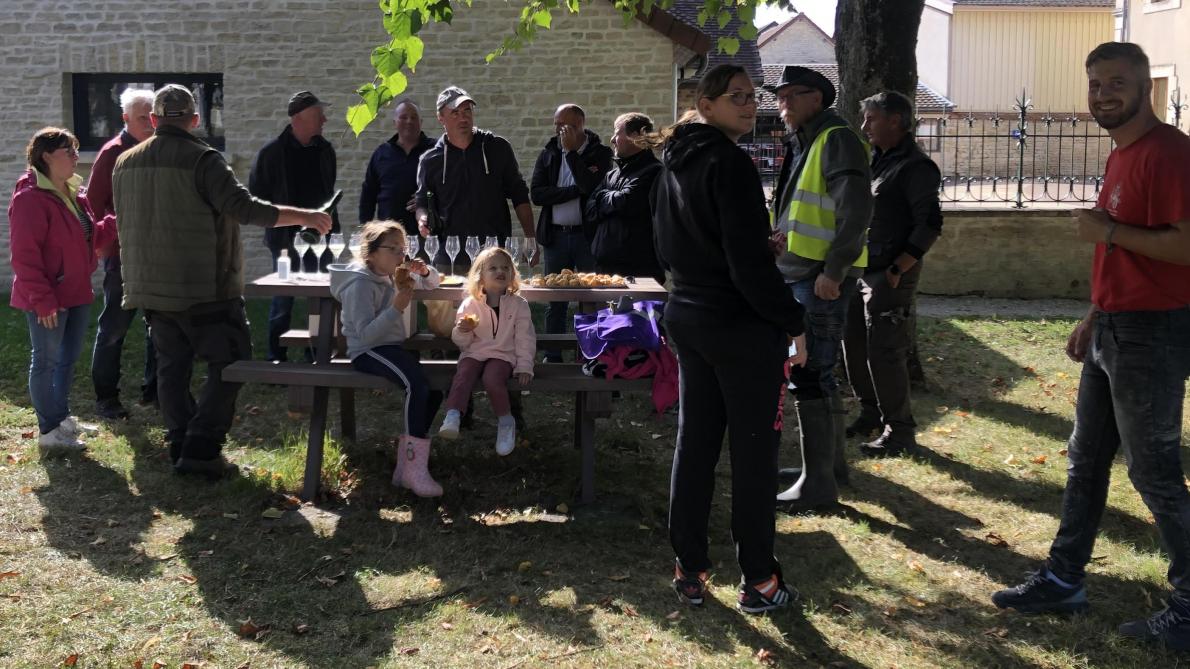 Village et coteaux nettoyés à Buxeuil