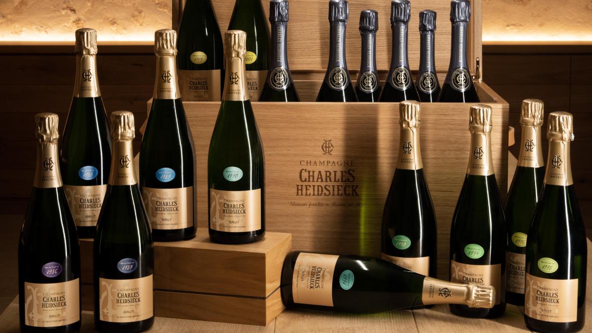 Le champagne Charles Heidsieck redonne vie à ses « mis en cave