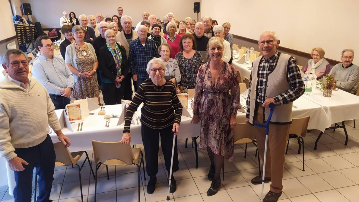 Les aînés réunis pour un bon repas à Chappes