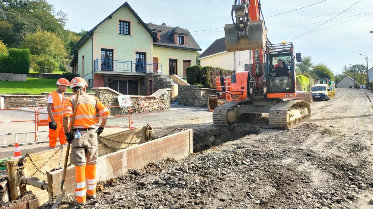 Neuf mois de travaux sans circulation pour la route de Charleville, à ...