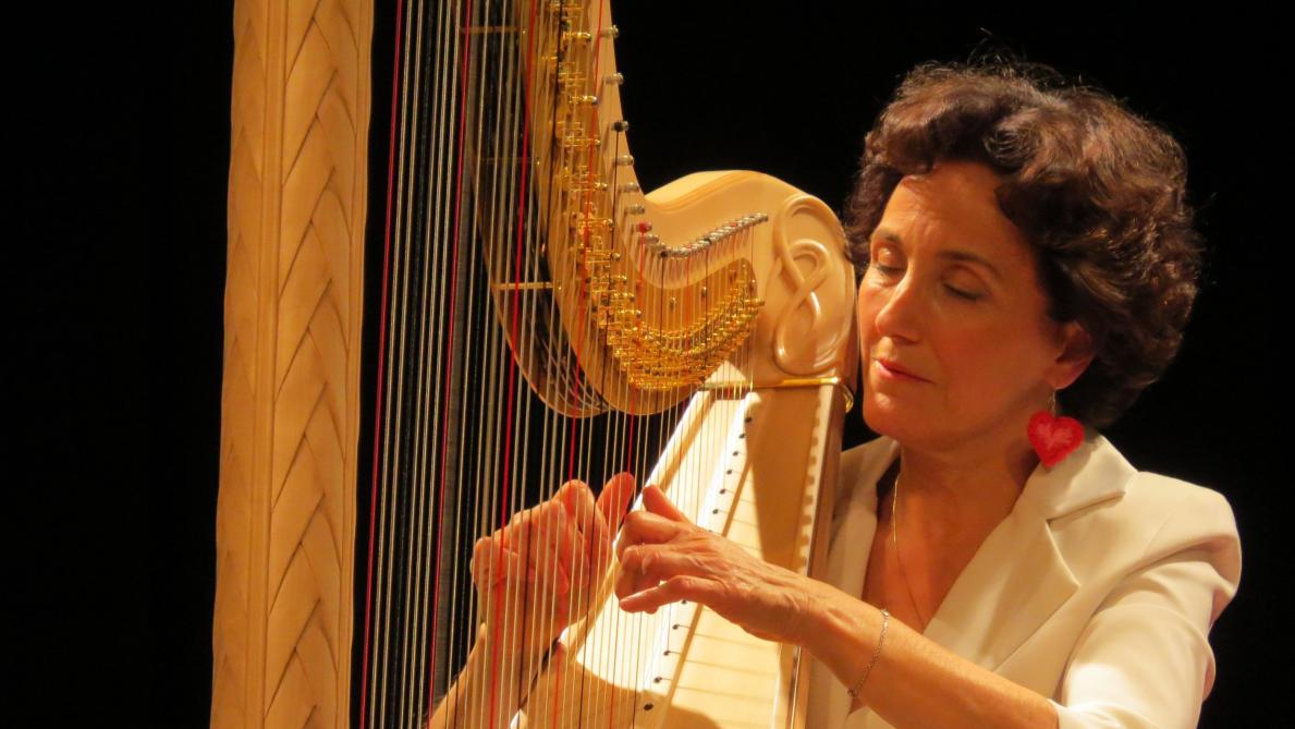 La harpe d’Isabelle Moretti a trouvé son public à L’Éden à Romilly-sur ...