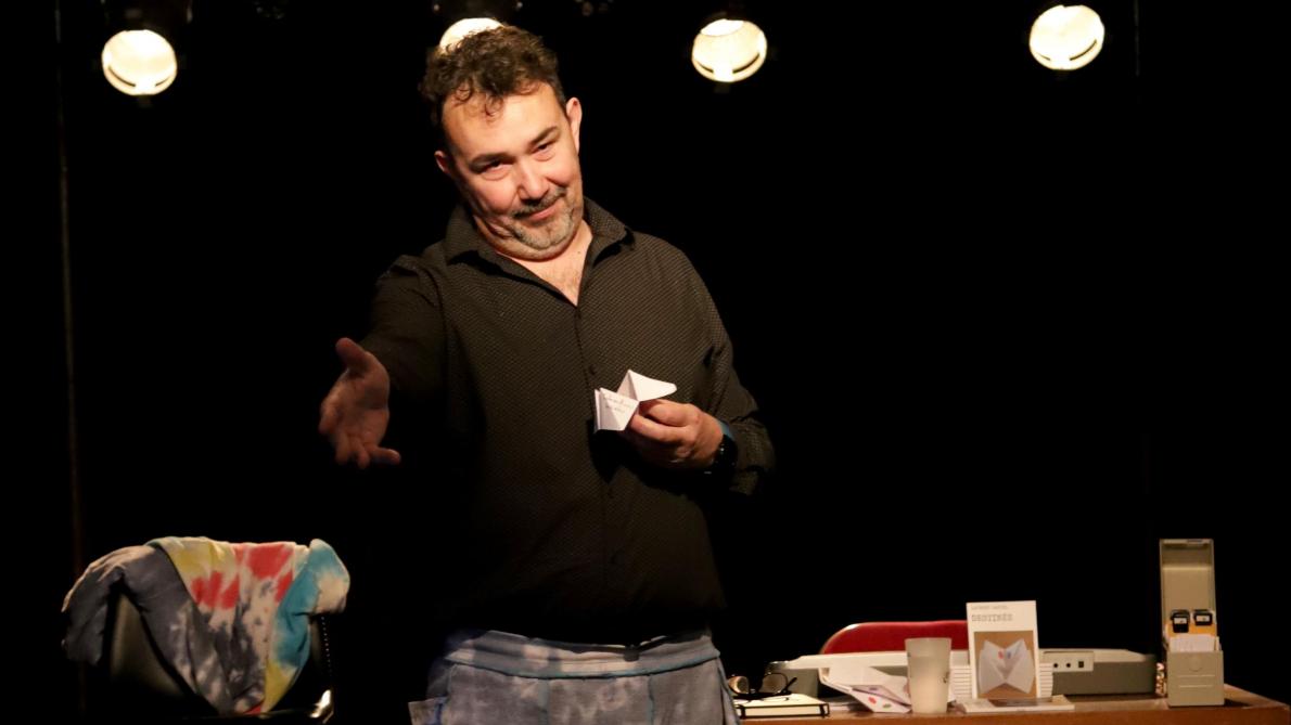 Laurent Castel a surpris le public de l’Aiguillage de Polisot