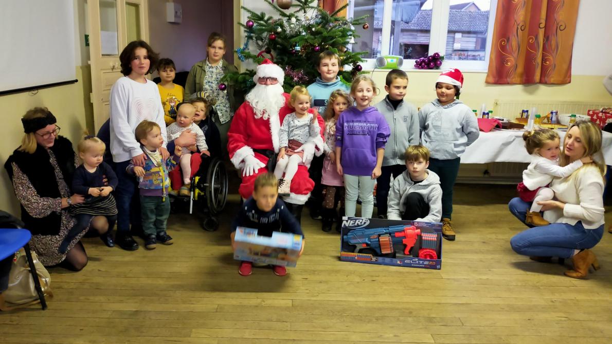 Jully-sur-Sarce : Le Père Noël était en avance