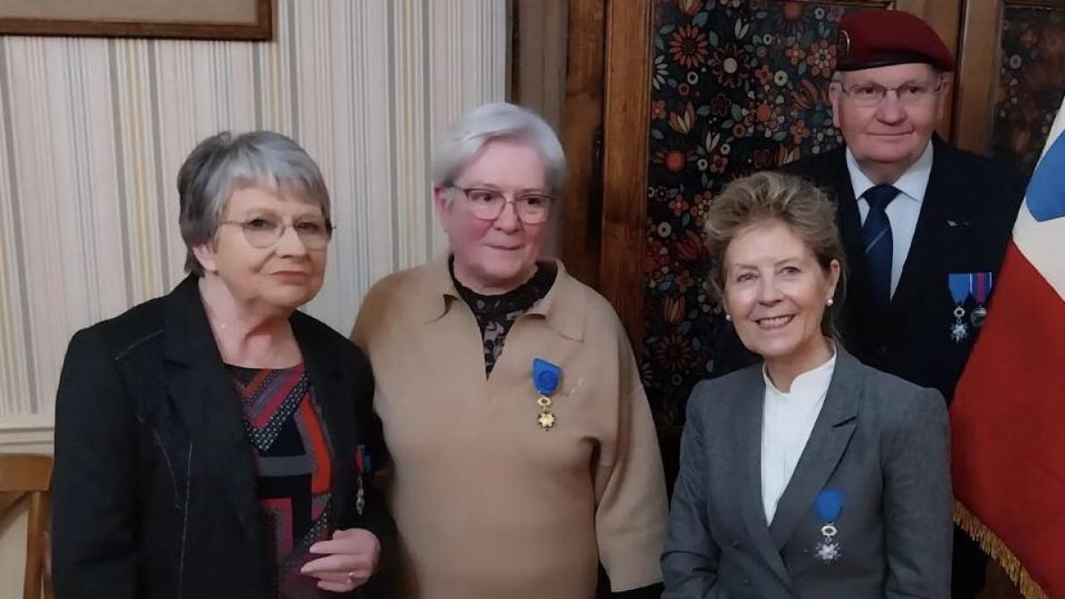 A Acy, l’ordre du mérite remis à Marie-Madeleine Caillet