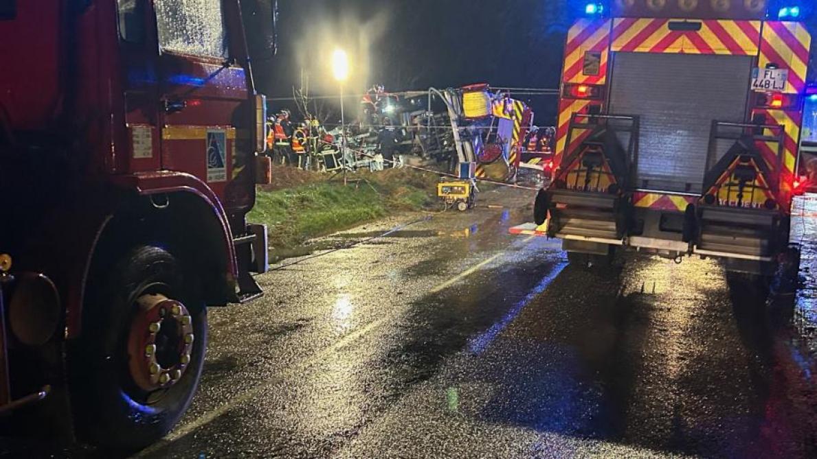 Dans l’Aisne, un pompier décède dans l’accident d’un camion de pompiers qui partait en intervention