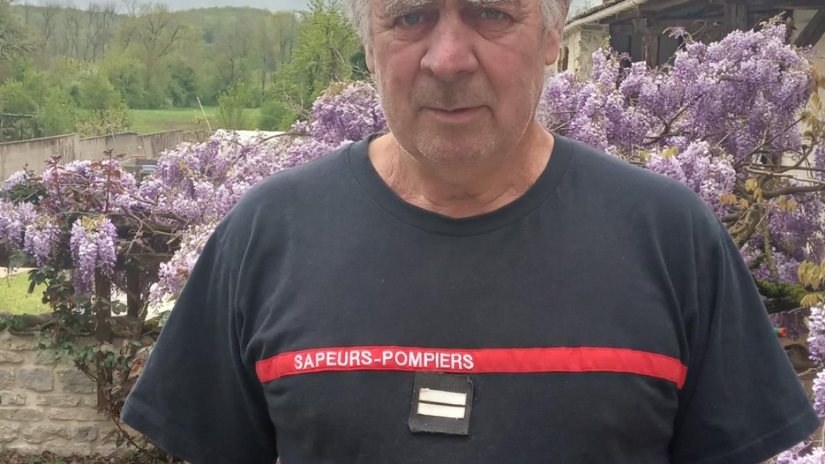 Marc-Armand Ridey, chef des pompiers de Bossancourt, part à la retraite