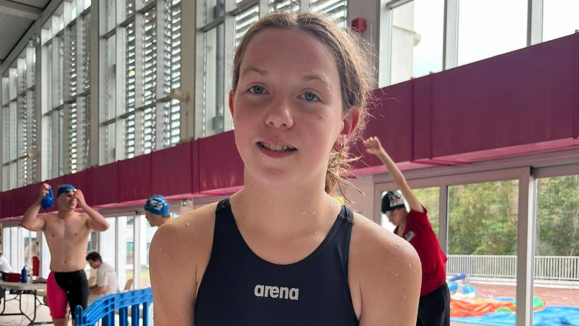 Jeanne Royer a montré le bout du nez aux Départementaux de natation