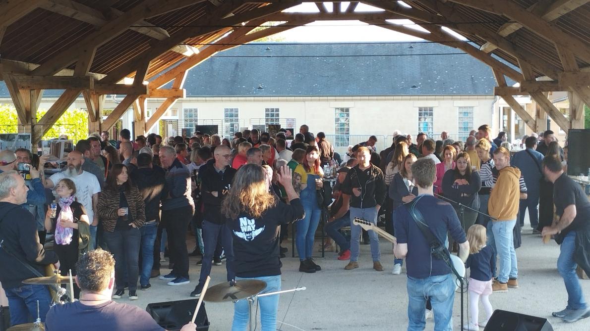 La nouvelle halle de Thin-le-Moutier inaugurée