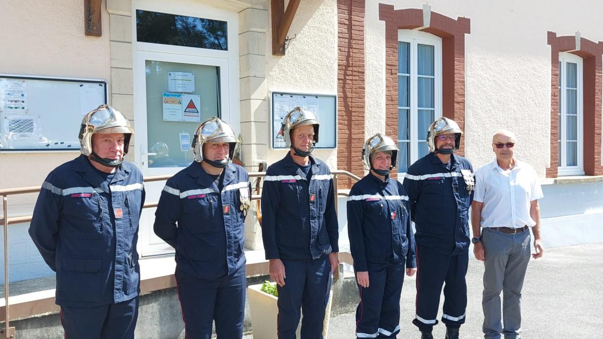 Décorations des pompiers du CPI de Semoine