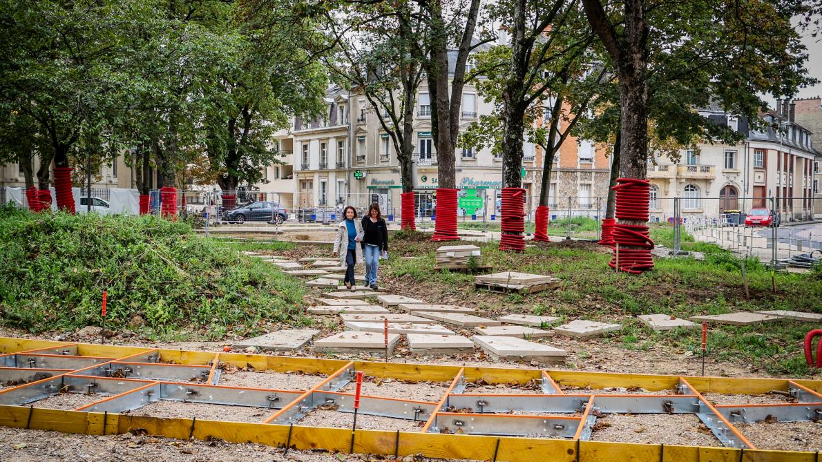 On sait quand le nouveau square du Docteur-Chevrier à Reims doit ouvrir ...