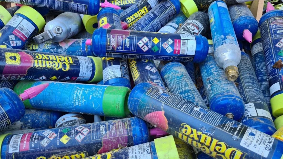 La bonbonne de protoxyde d’azote, ce nouveau déchet « explosif » dans l ...
