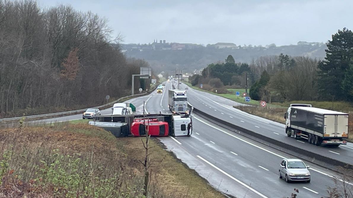 La circulation est rouverte sur la RN2 entre Laon et Soissons après un ...
