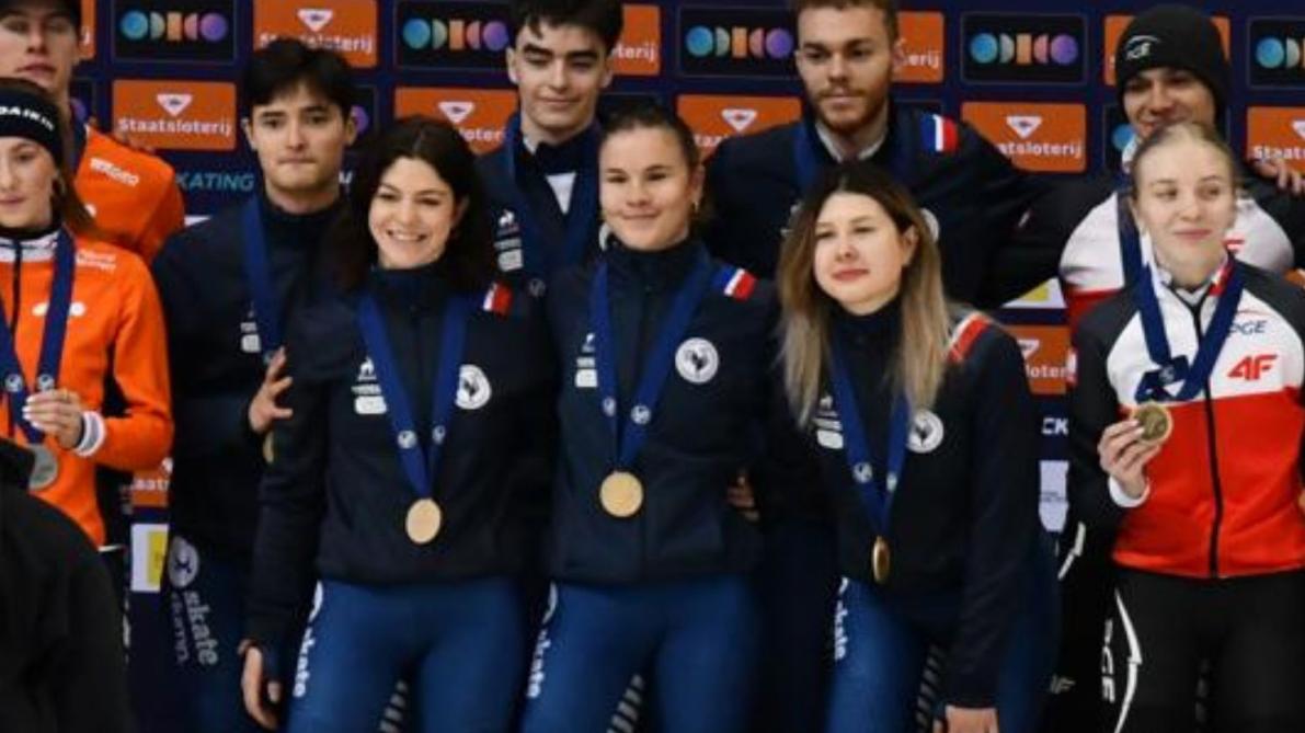 Le Rémois Tawan Thomas Champion d’Europe avec le relais mixte français ...