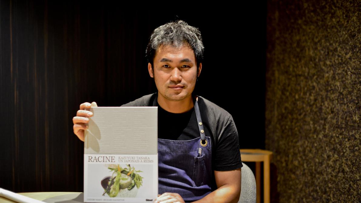 Kazuyuki Tanaka, chef du restaurant Racine à Reims, va lancer un restaurant éphémère à Paris