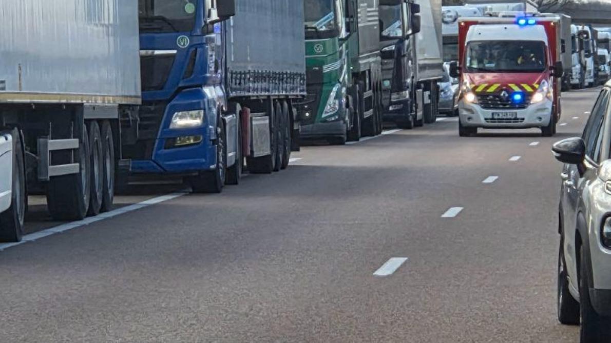 L’autoroute A4 (Paris-Strasbourg) bloquée près de Château-Thierry