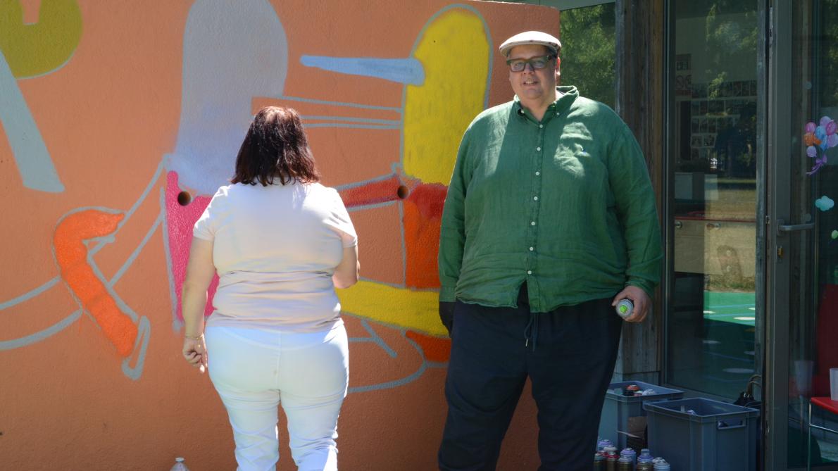 STREET ART: Alëxone offre un nouveau chemin à la Cité médiévale