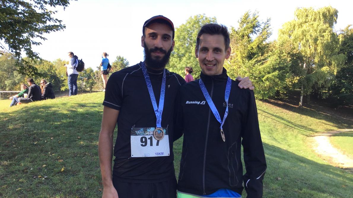 Alexandre Purnelle et Mickaël Kovin ont été les plus rapides sur le Tinqueux Trail Urbain