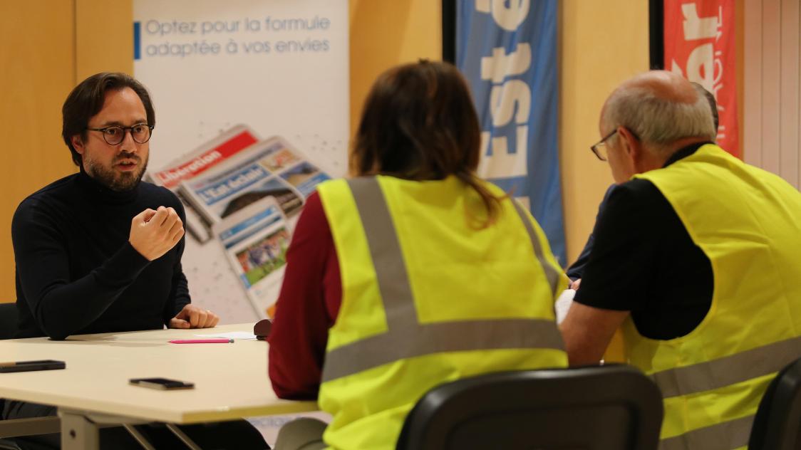 Le député LREM Grégory Besson-Moreau, était face aux gilets jaunes