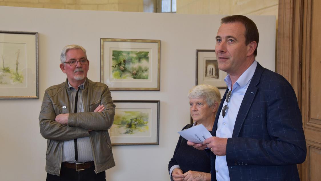 Claude Dupin expose ses aquarelles à Laon