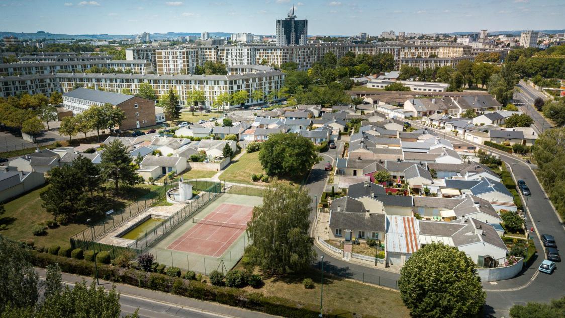 Reims vu du ciel: on continue avec le quartier des Châtillons