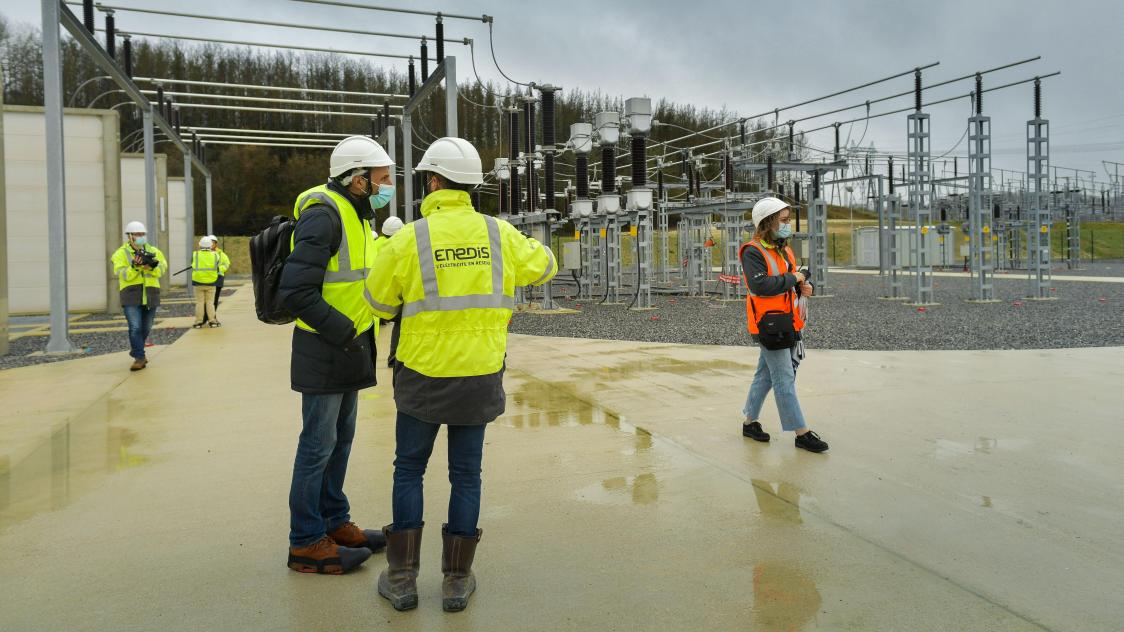 PHOTOS & VIDÉO. Un poste source favorisant les énergies renouvelables à ...