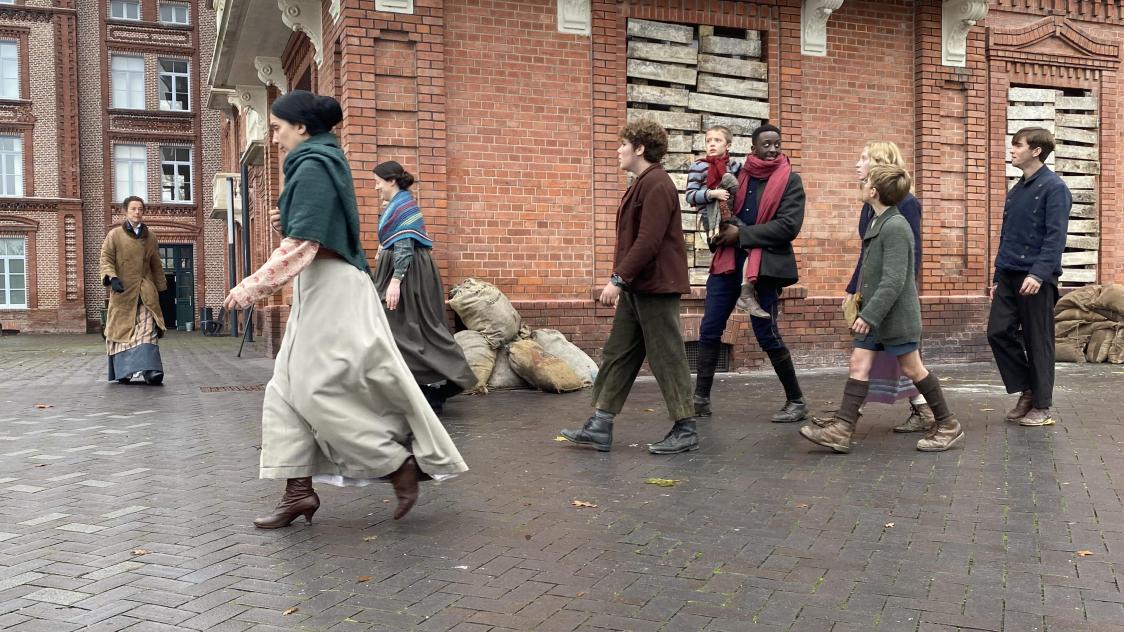 Le Familistère accueille le tournage de la Guerre des Lulus