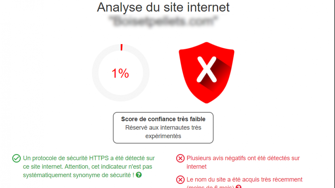 ScamDoc vérifie la fiabilité d’un site internet pour une navigation en ...