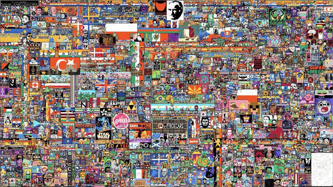 «Pixel War» : une œuvre collaborative qui a uni les internautes du ...