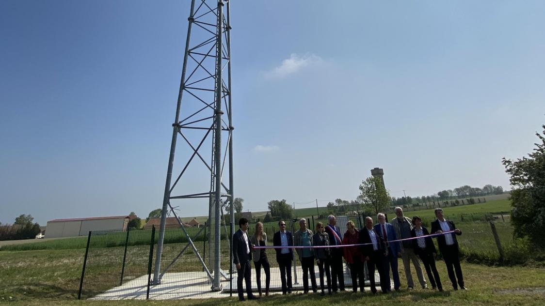 Échemines: Le pylône de télécommunications inauguré