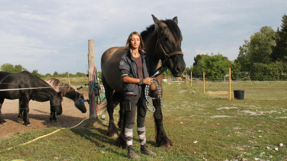 Equithérapie : Galice, la jument d’Aube E’crins fait des étincelles