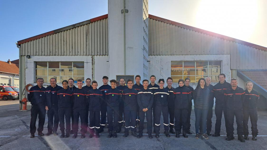 Retour des classes pour les jeunes sapeurs-pompiers de Vitry-le-François