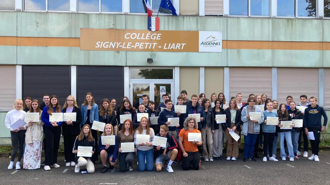 Le collège multisite Liart/Signy-le-Petit remet les diplômes du brevet ...