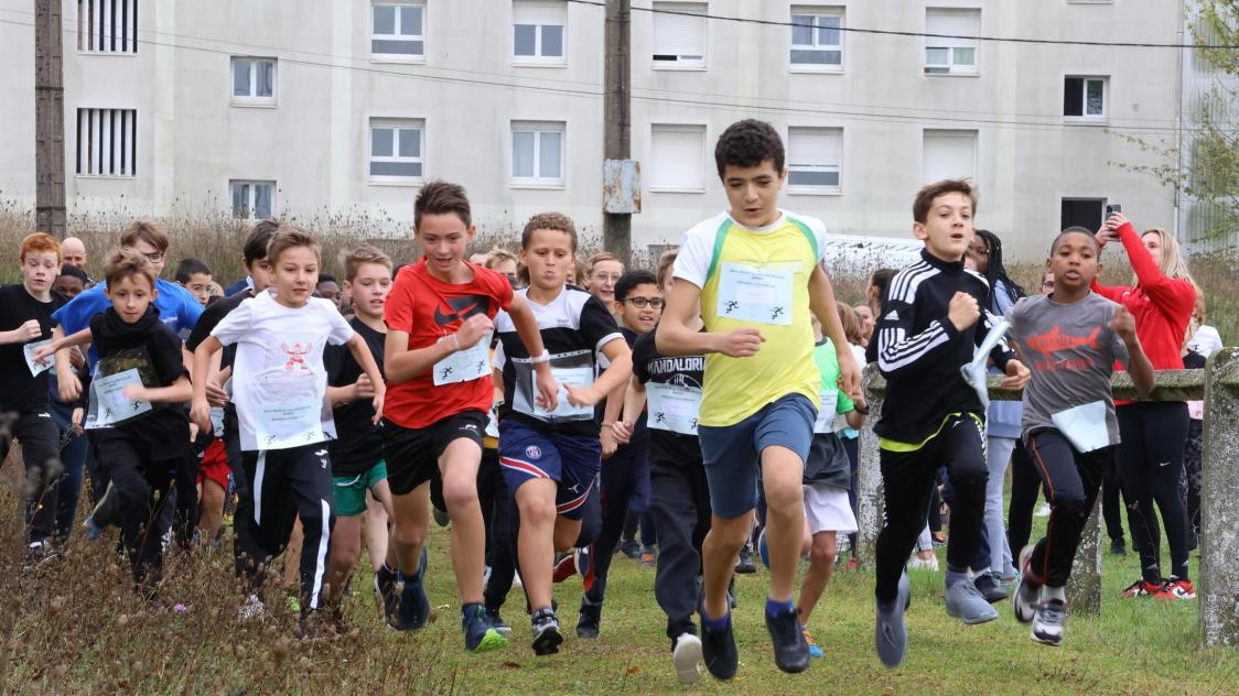 À Châlons-en-Champagne, la belle effervescence au cross du collège Nicolas-Appert