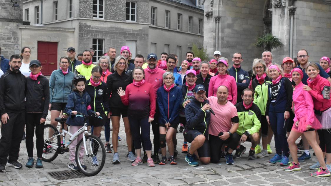 Le Footing sympa joue la solidarité avec Octobre rose à Laon