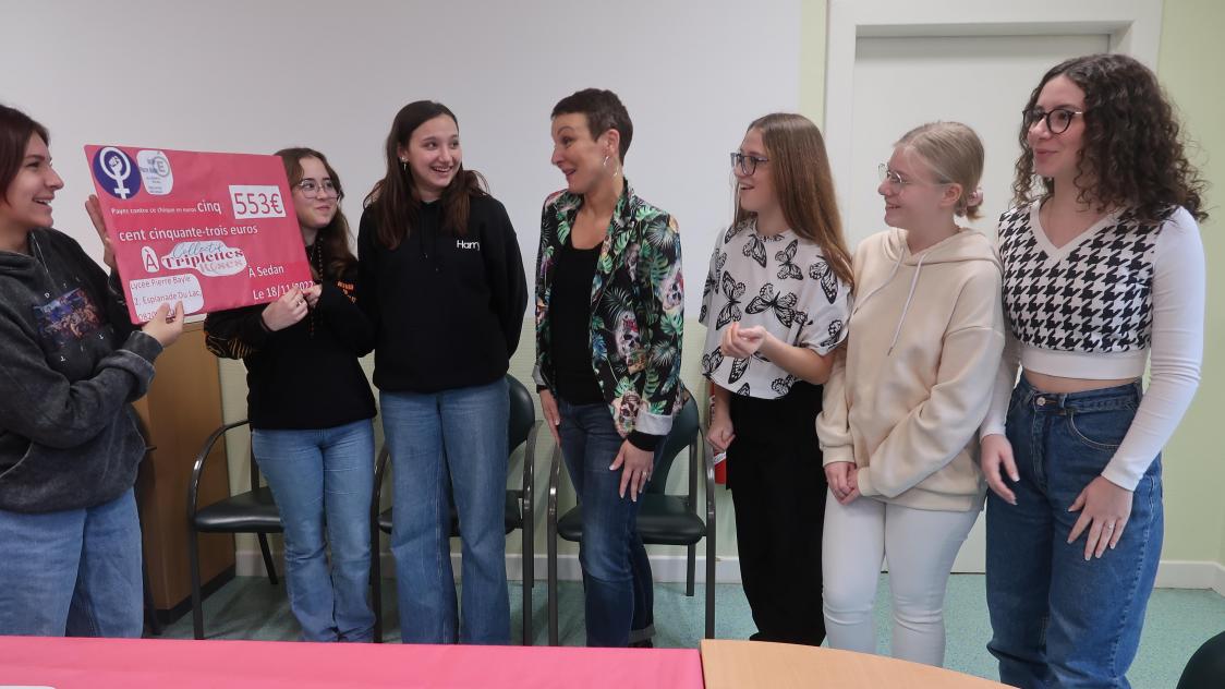 Solidarité au lycée Pierre Bayle à Sedan