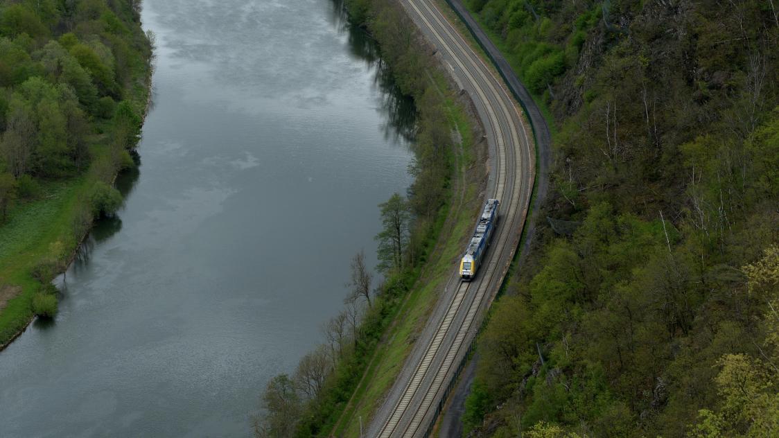Déjà un grain de sable sur la ligne ferroviaire Givet-Dinant