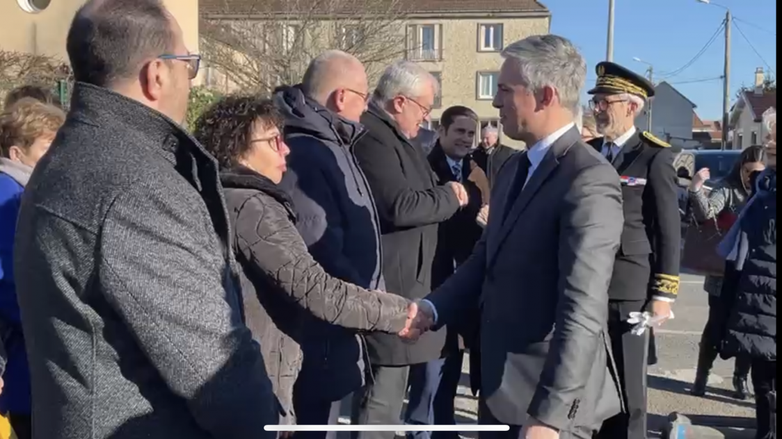 Deux ministres au Foyer de vie Jacques-Paul Bru à Epernay