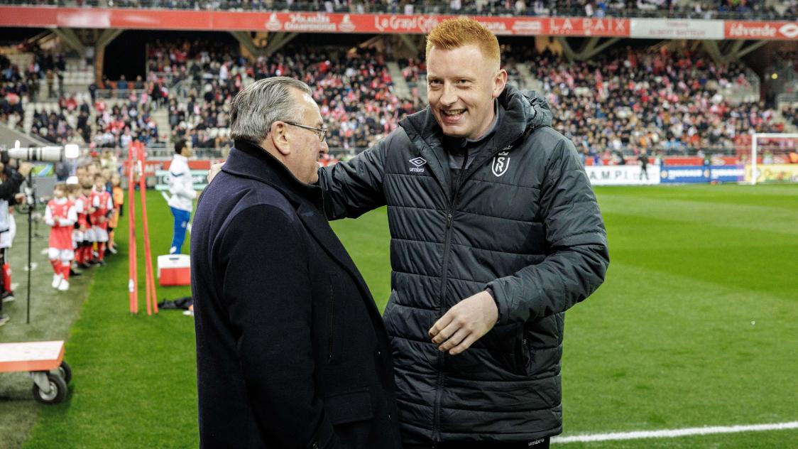 Football – Ligue 1. L’entraîneur du Stade de Reims William Still dans ...