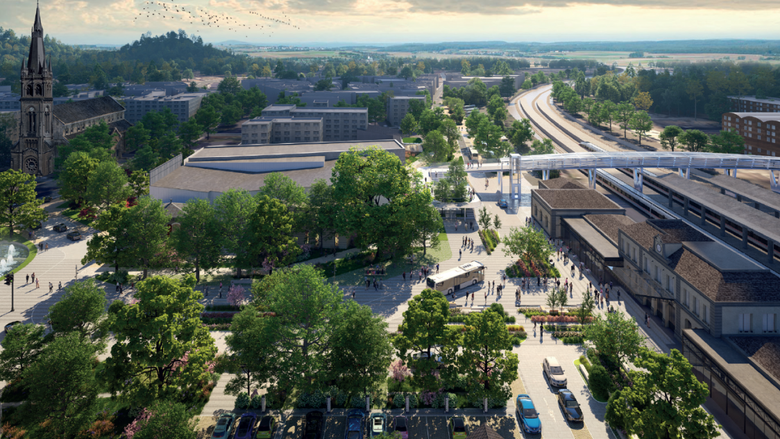 Près de 7 millions d’euros pour redéfinir les espaces autour de la gare ...