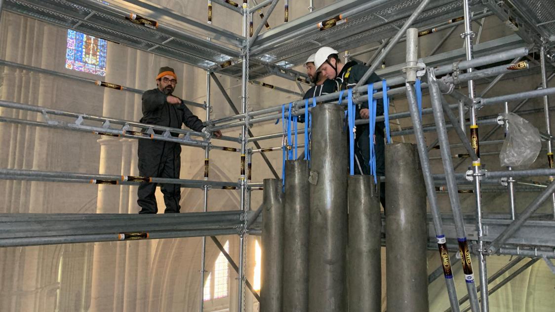 Une nouvelle étape dans la restauration de l’orgue de Notre-Dame de Reims