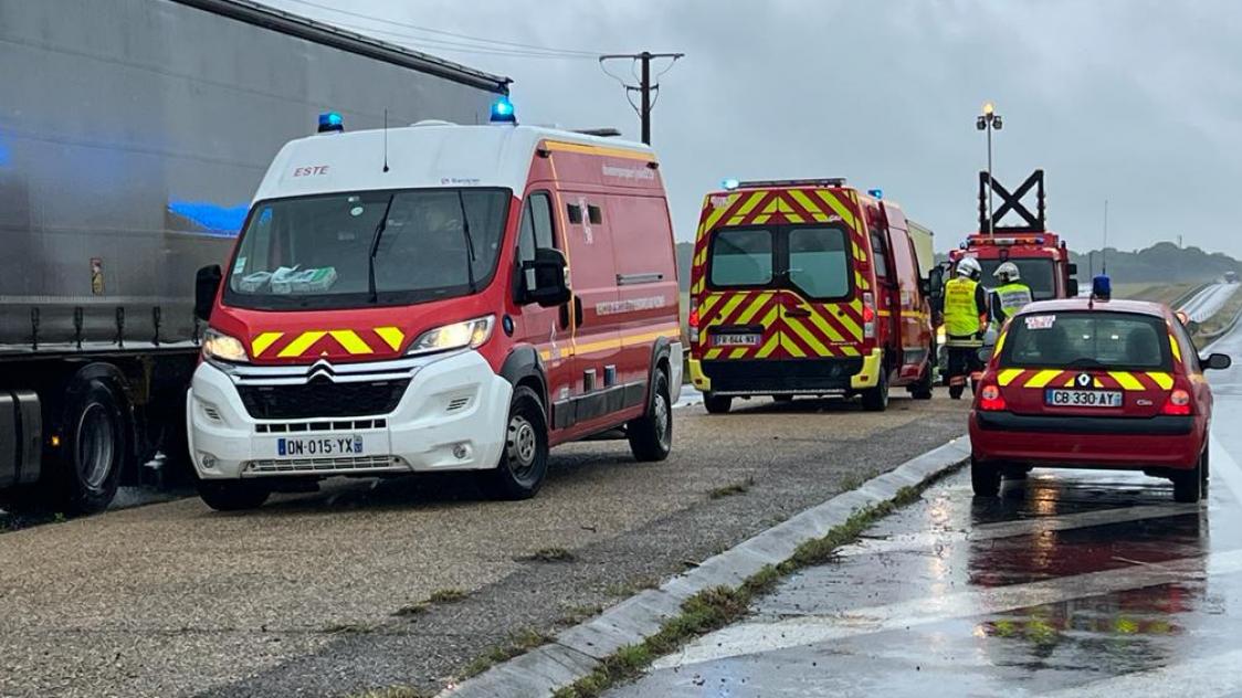 Collision sur la route nationale 4 entre un poids lourd et une voiture ...