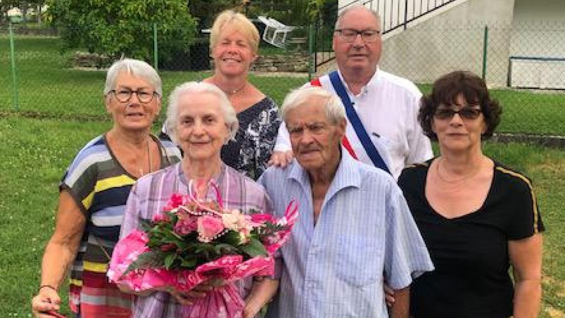 À Saint-Léger-près-Troyes, noces de platine pour Solange et Pierre Fleck