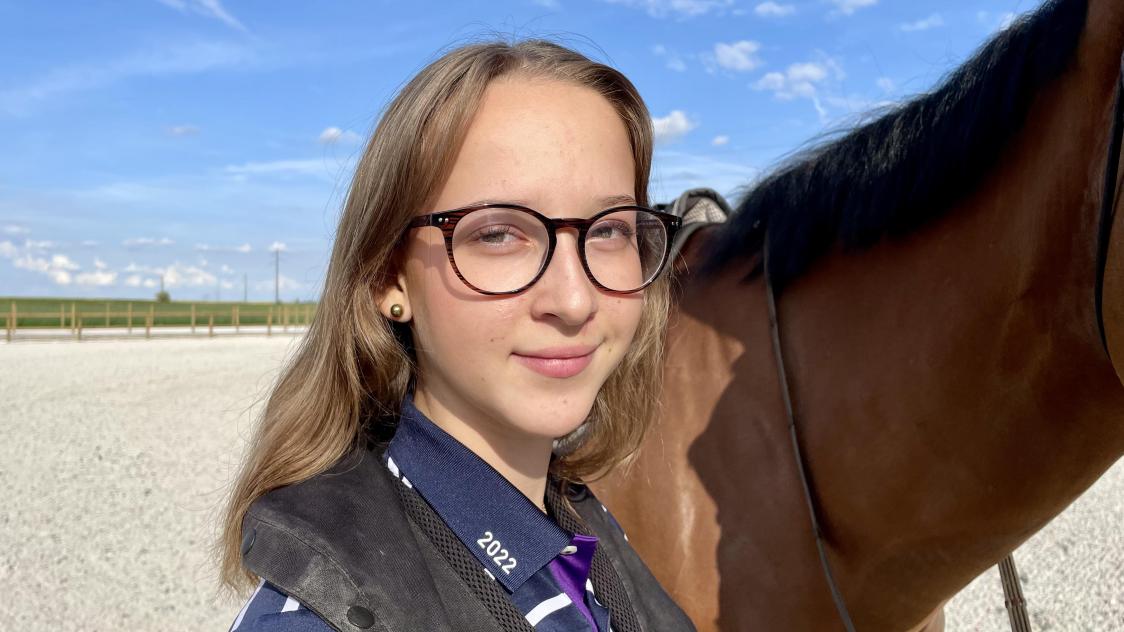 Originaire du sud-ouest marnais, Clémence Berthier, 14 ans, est ...