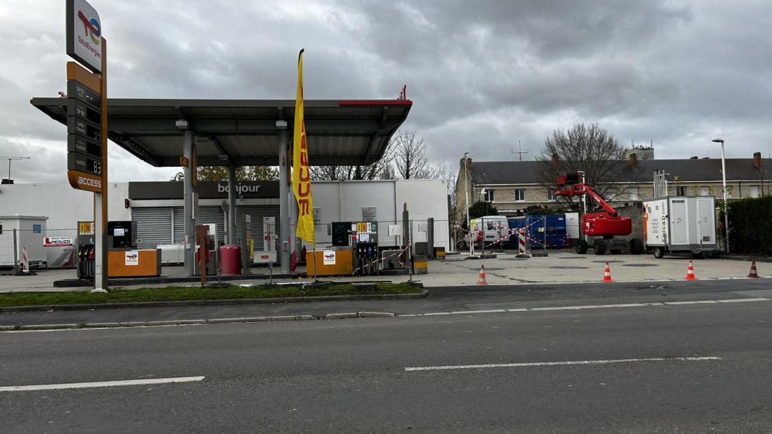 Fermée depuis lundi, la station-service Total de Rethel s’apprête à rouvrir
