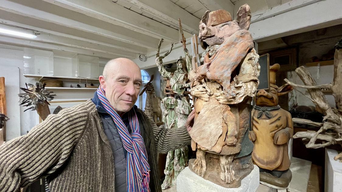 Dans l’atelier du sculpteur Patrice Alexandre, niché dans un village du ...
