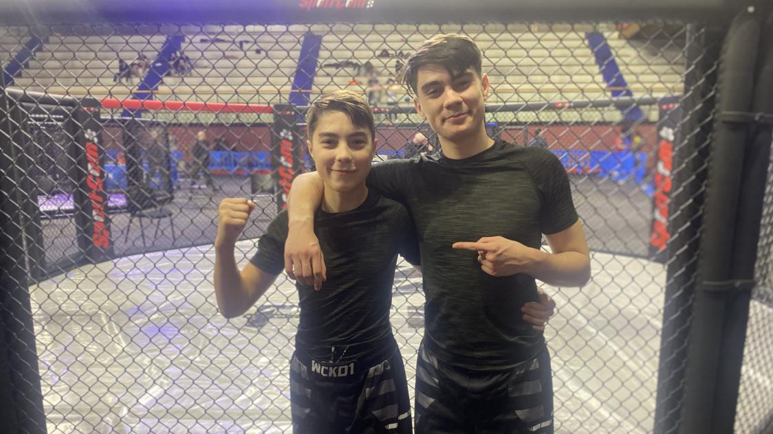 Le Carolo Jaden Berger champion de France de MMA à 13 ans